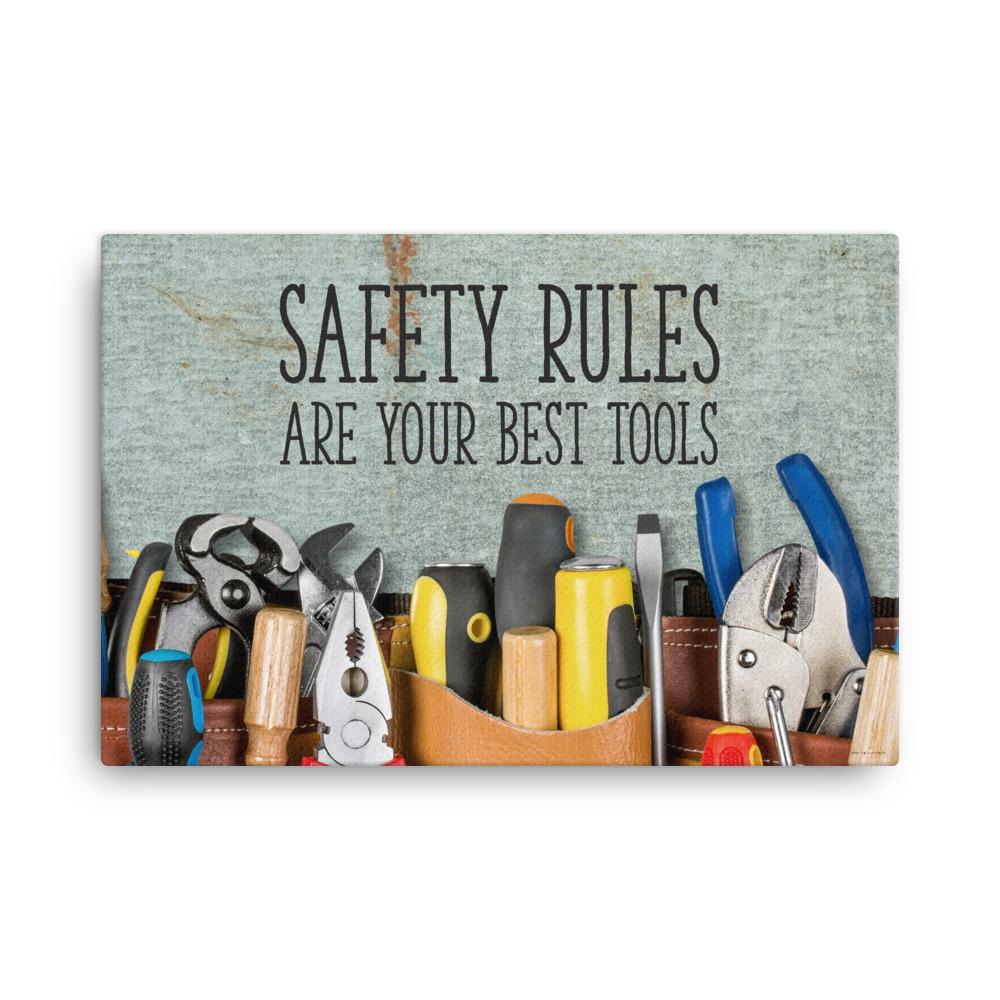 Construction Safety Poster: Rules for a Safe Workspace – Inspire Safety