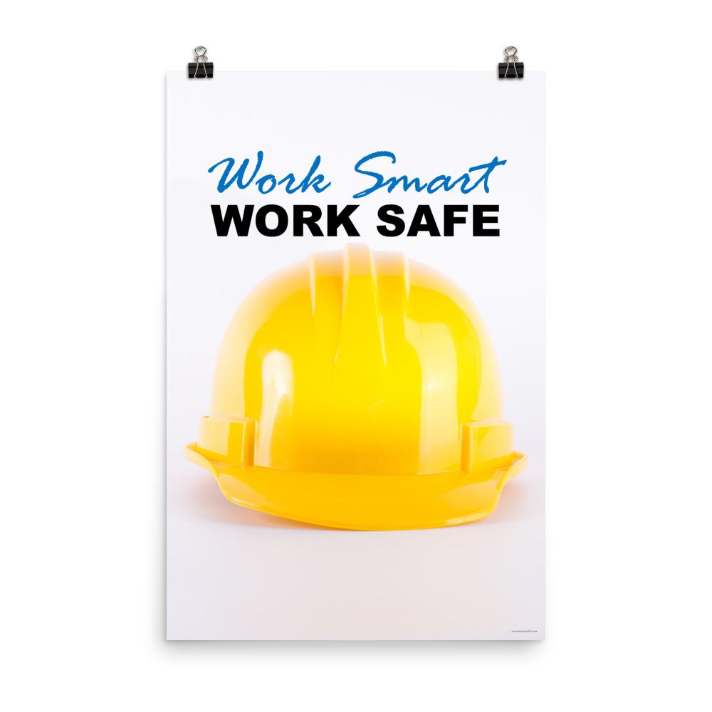 Construction Safety Poster: Hard Hat Reminder Poster – Inspire Safety