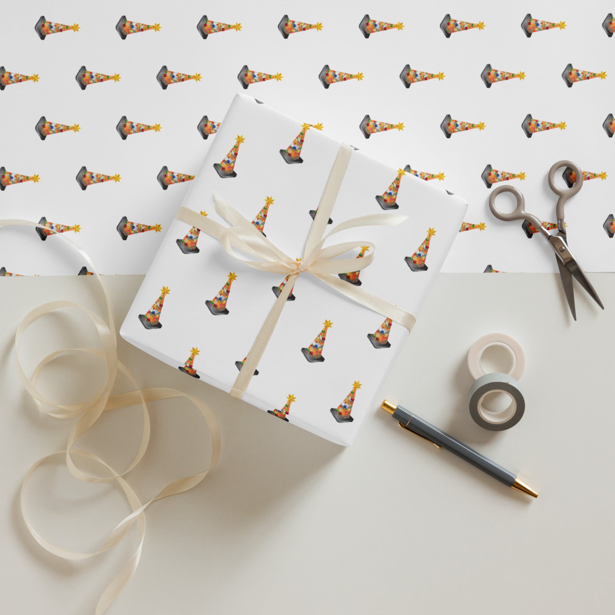 Safety Cone - Wrapping Paper Sheets – Inspire Safety