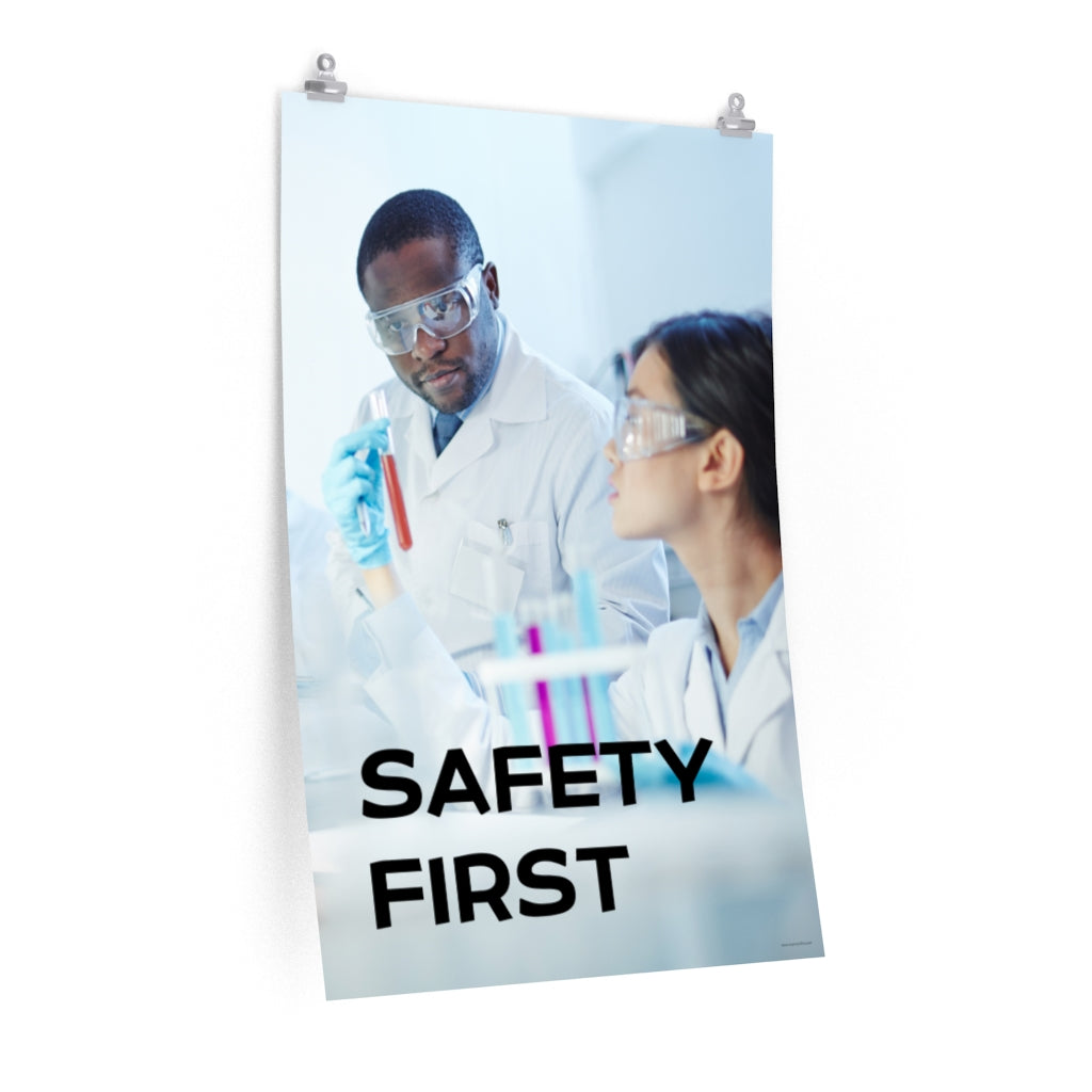Lab Safety Poster: Highlighting a "Safety First" Mindset – Inspire Safety