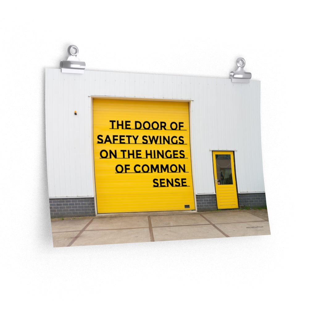 Safety Through Common Sense: Vibrant Workplace Safety Poster – Inspire ...