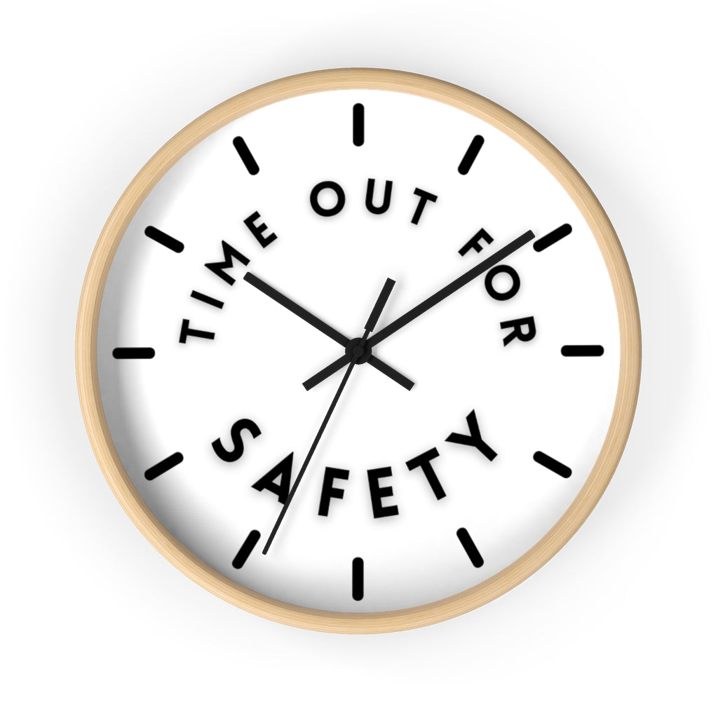 Time Out for Safety - Wall Clock – Inspire Safety