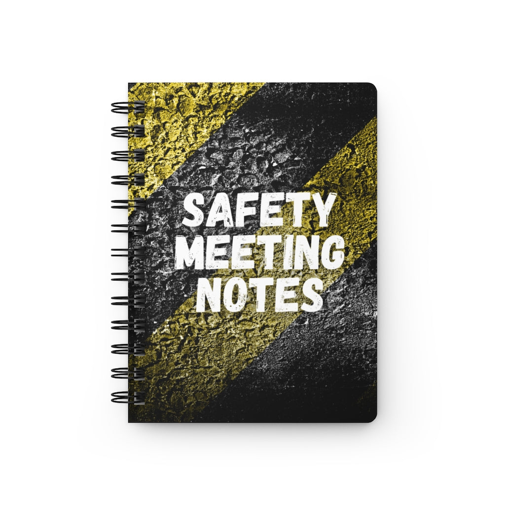 Safety Meeting Notes - Spiral Bound Journal – Inspire Safety
