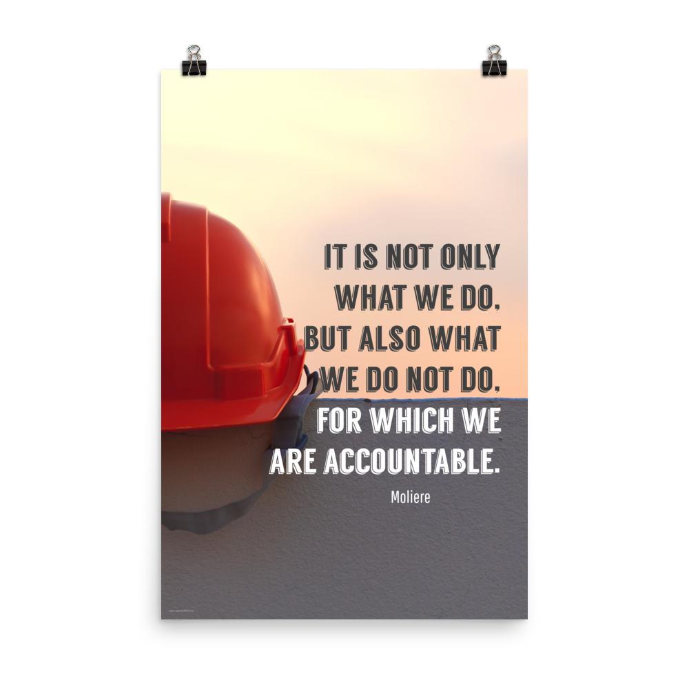 Inspire Accountability With This Workplace Safety Poster – Inspire Safety