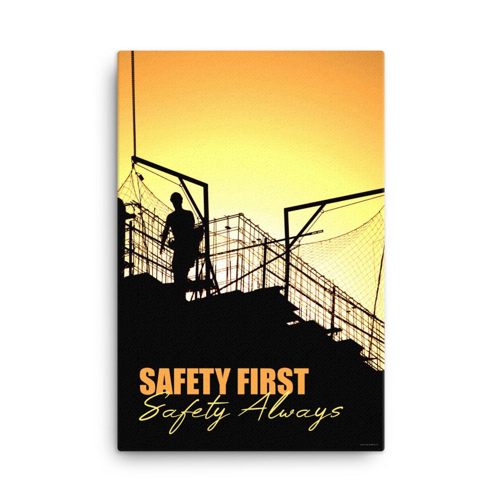 Safety First Safety Always - Construction Safety Poster – Inspire Safety