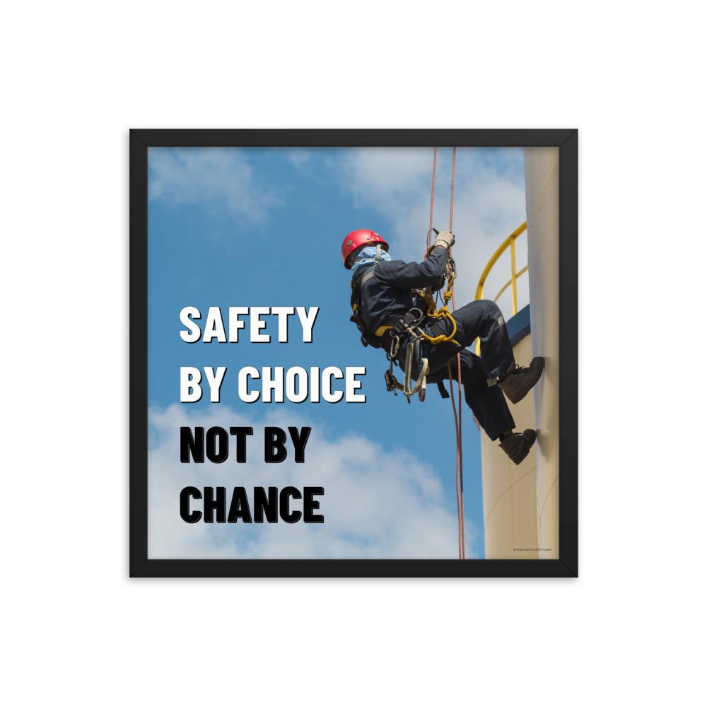 Framed Workplace Safety Poster: Take Your Life in Your Own Hands ...