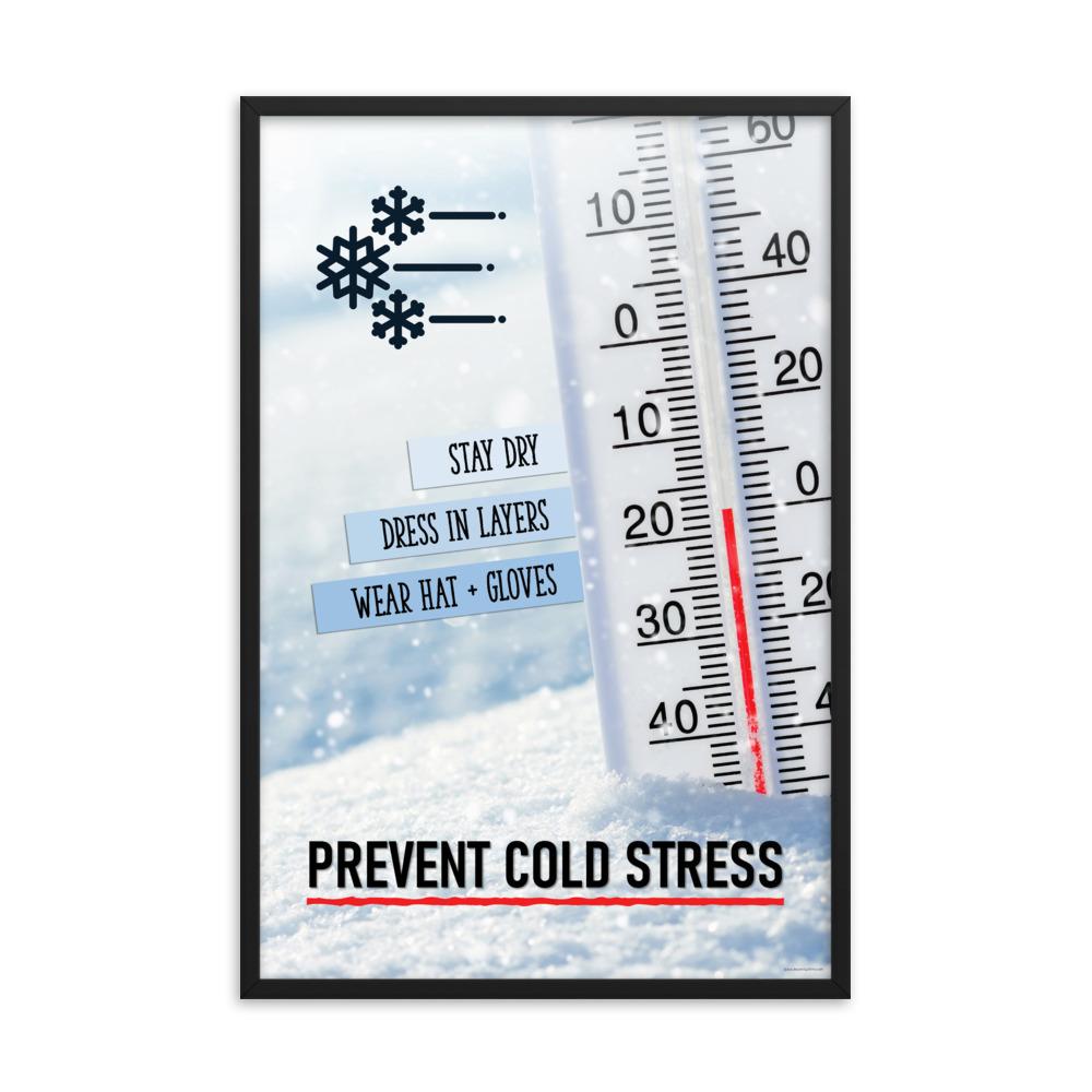 Prevent Cold Stress - Framed Safety Posters – Inspire Safety