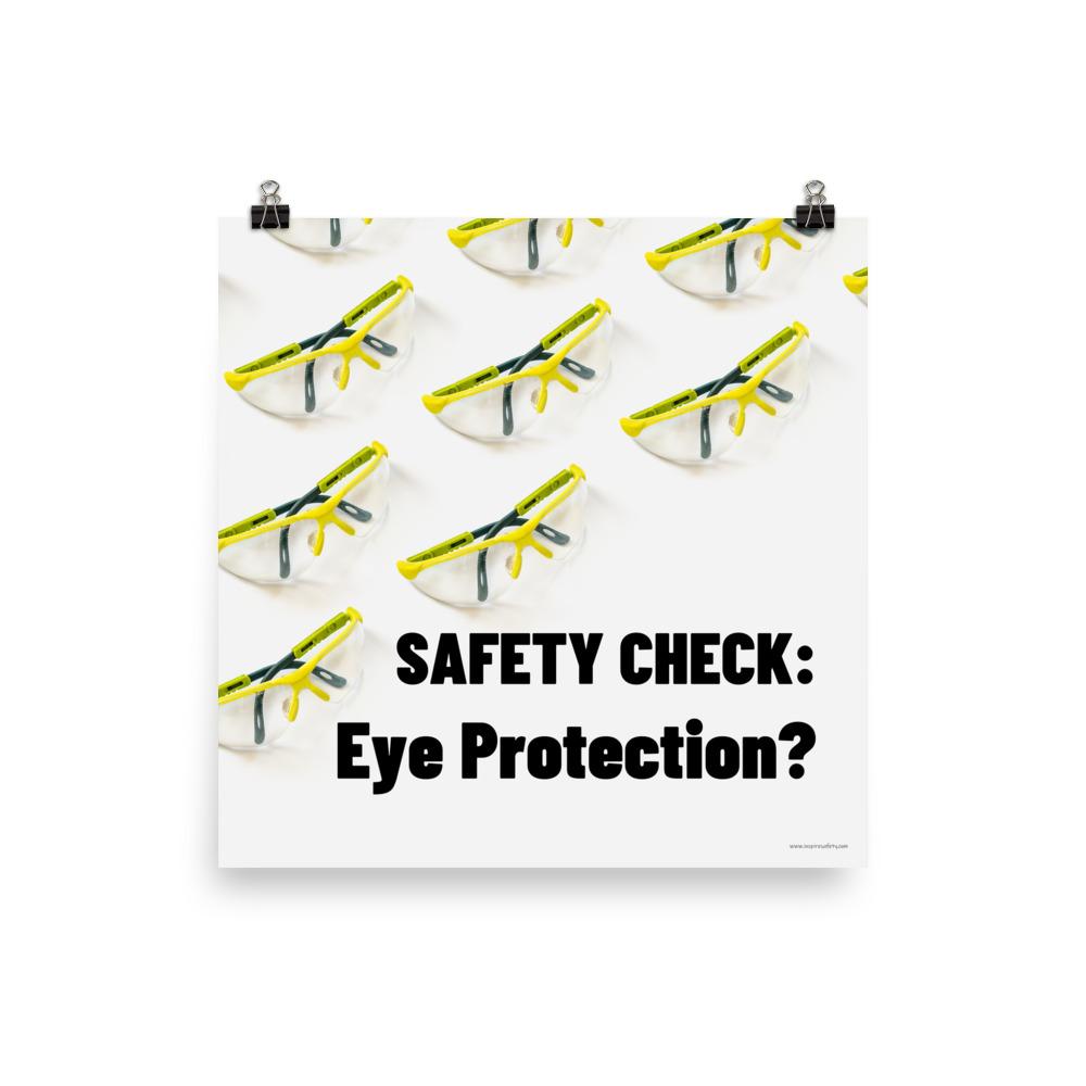 Eye Safety Poster: Promote Workplace Safety With A Powerful Visual Aid ...