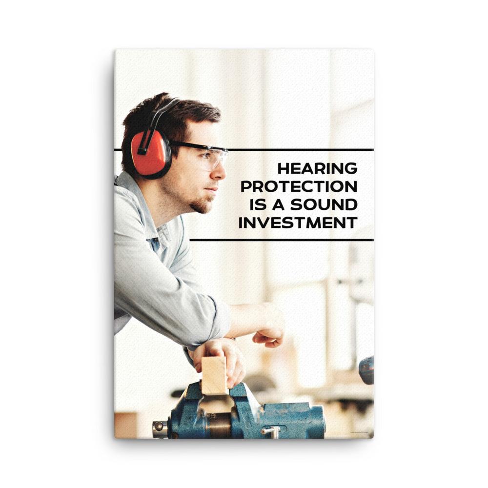 Workplace Safety Poster: Hearing Protection is a Sound Investment ...