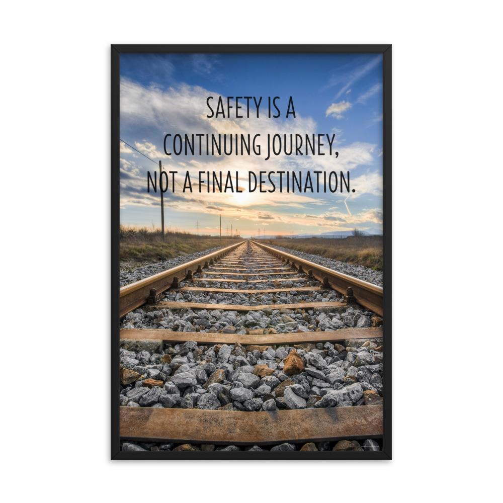 Inspire Workplace Safety with Our Framed Construction Safety Poster ...