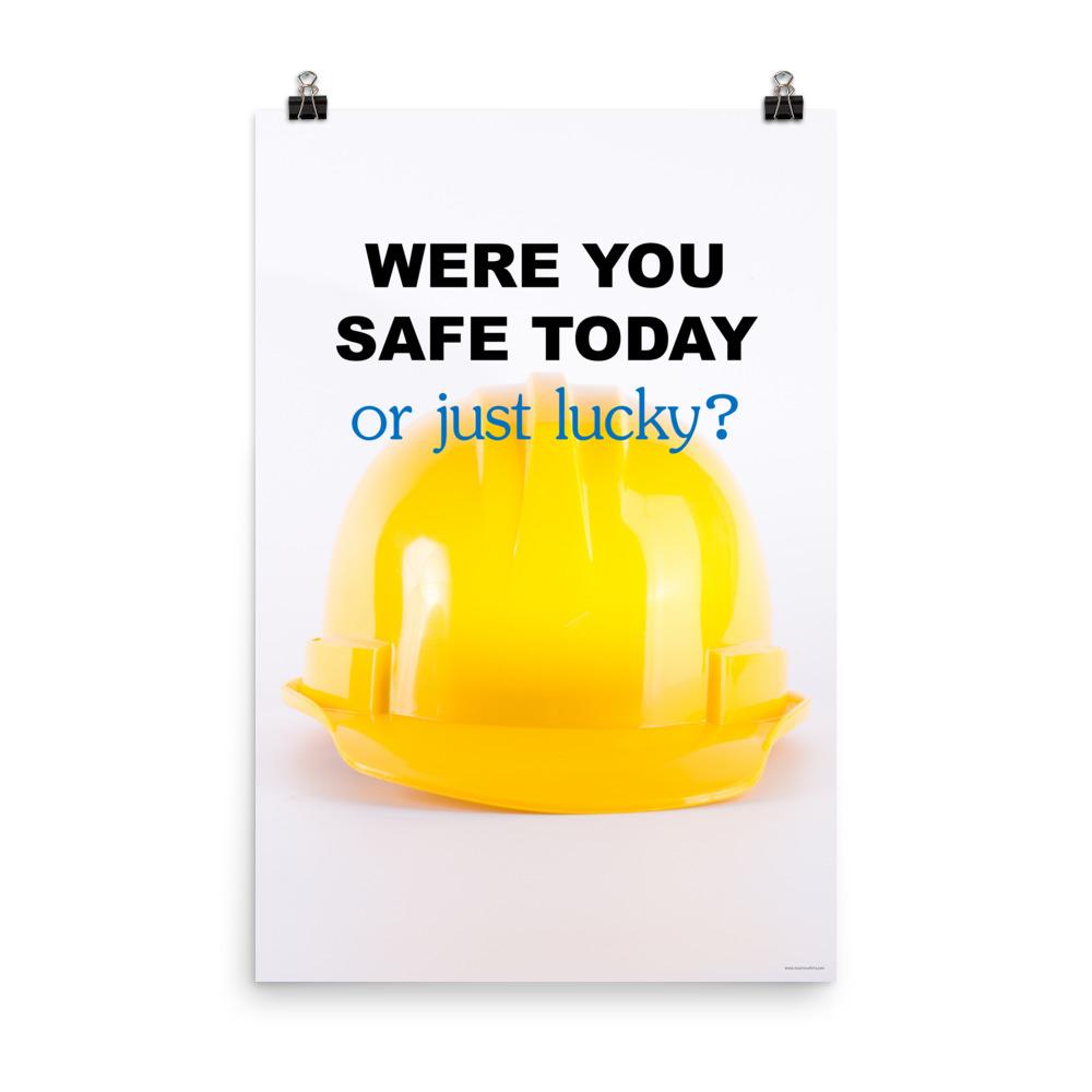 Construction Safety Poster: Wear Your PPE, Live Without, 03/21/2024