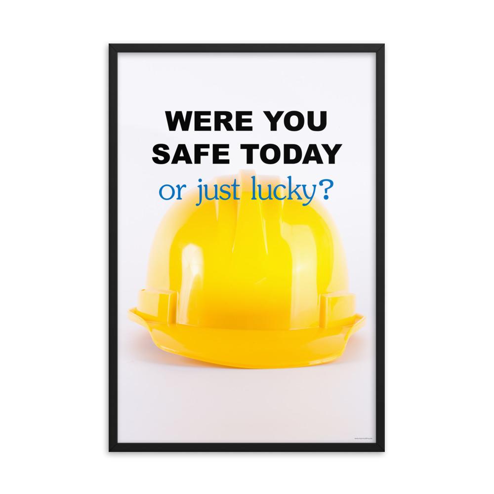 Lucky - Framed Safety Posters – Inspire Safety
