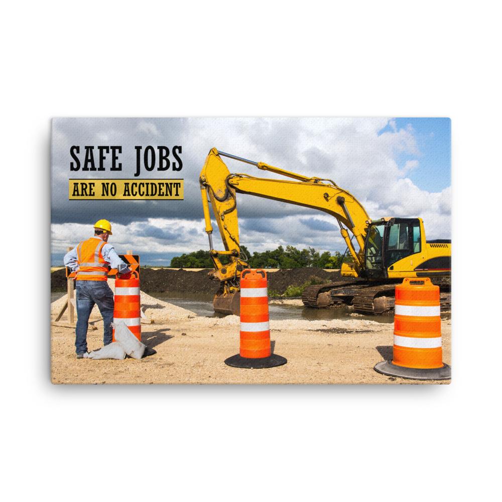 Construction Safety Poster: Safe Jobs Are No Accident – Inspire Safety