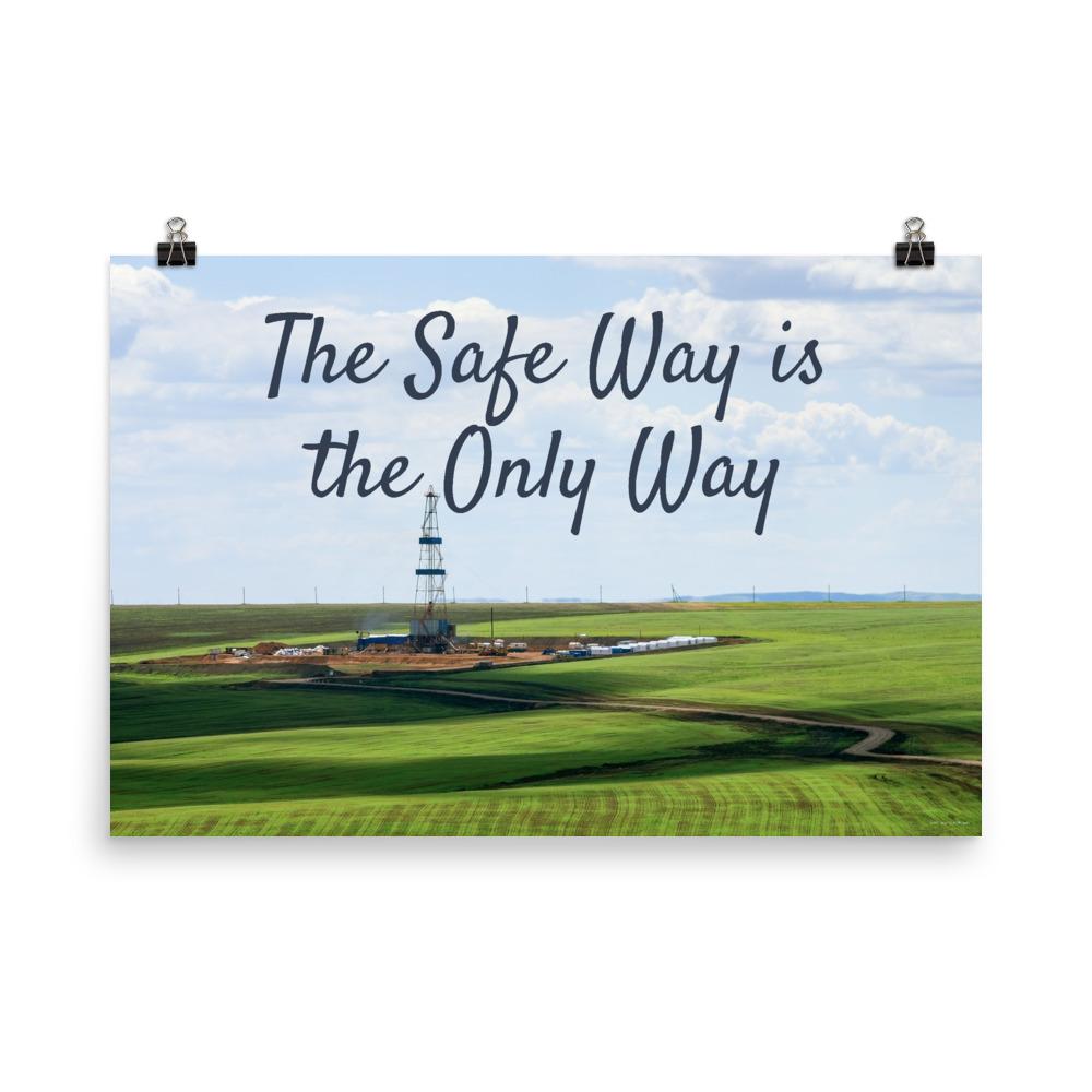 Embrace Safety with Our Striking Construction Safety Poster – Inspire ...