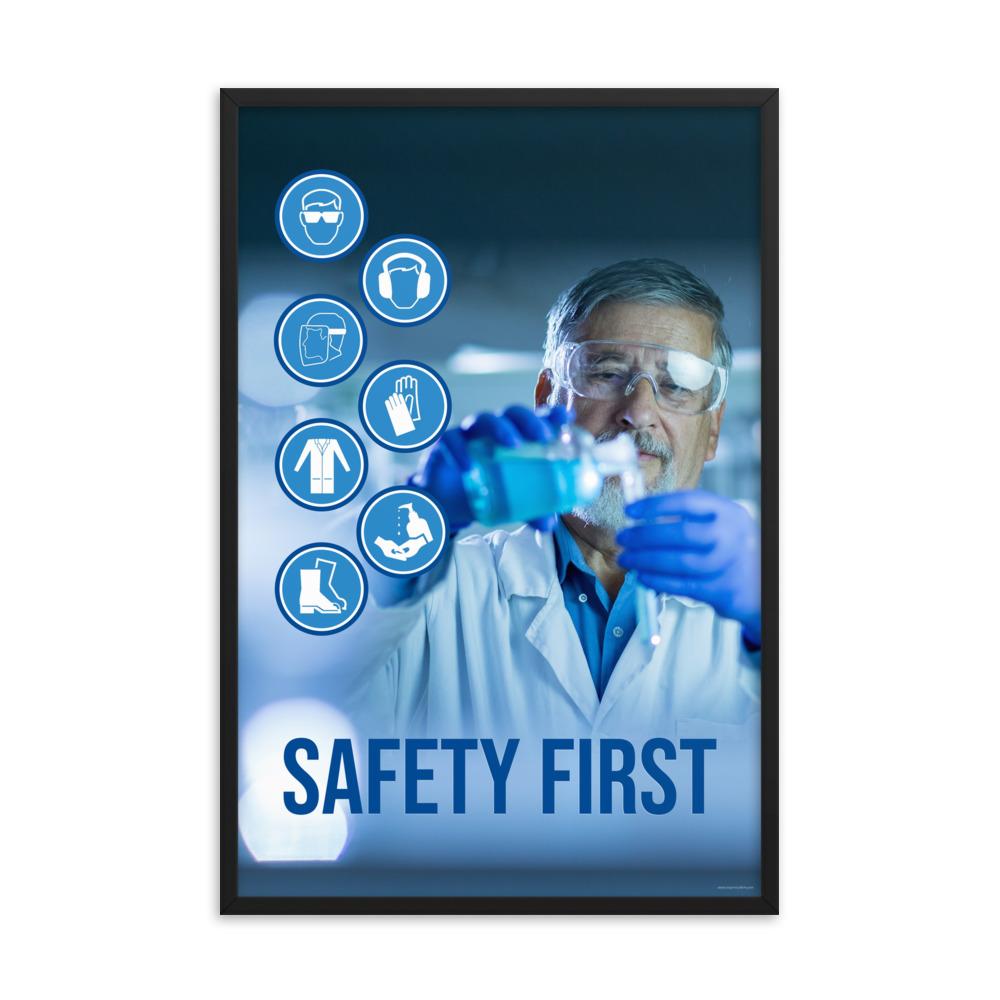 Safety First - Framed Safety Posters – Inspire Safety