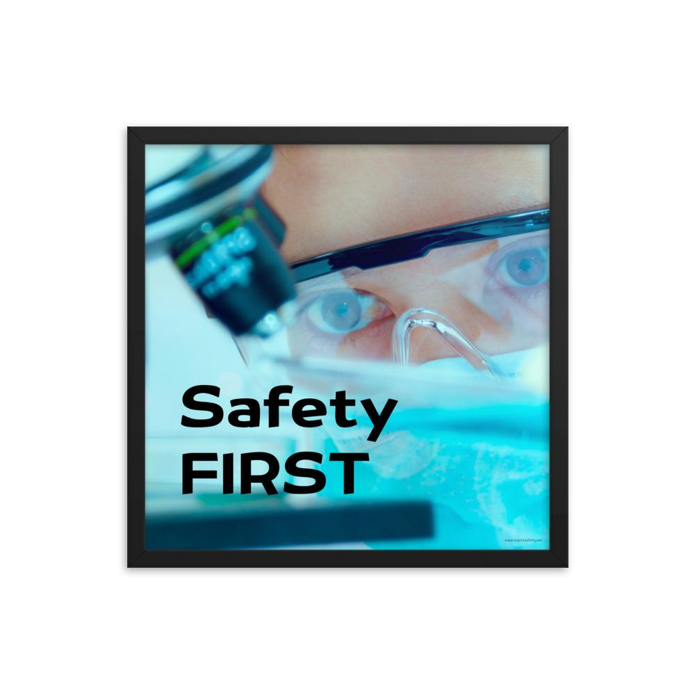 Safety First - Framed Safety Posters – Inspire Safety