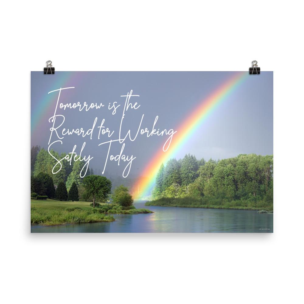 Construction Safety Poster: A Brighter Tomorrow Starts Safely Today ...