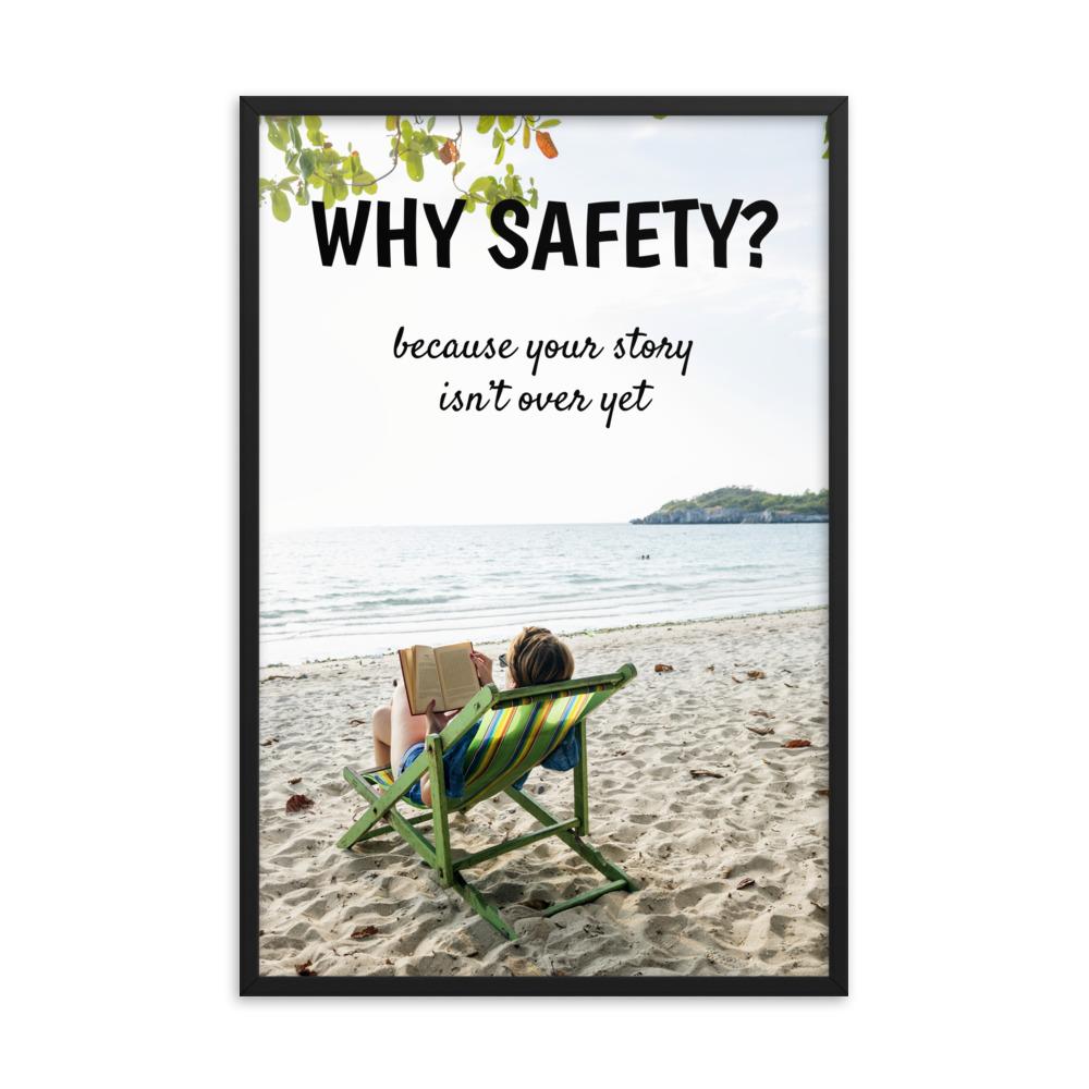 Framed Construction Safety Poster: Ensuring Your Story Continues ...