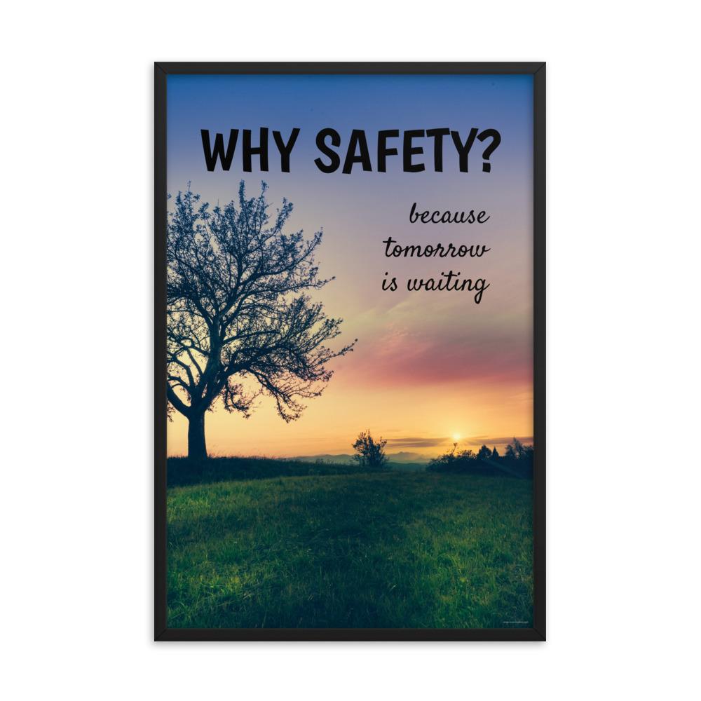 Framed Construction Safety Poster: Prioritize Workplace Safety ...