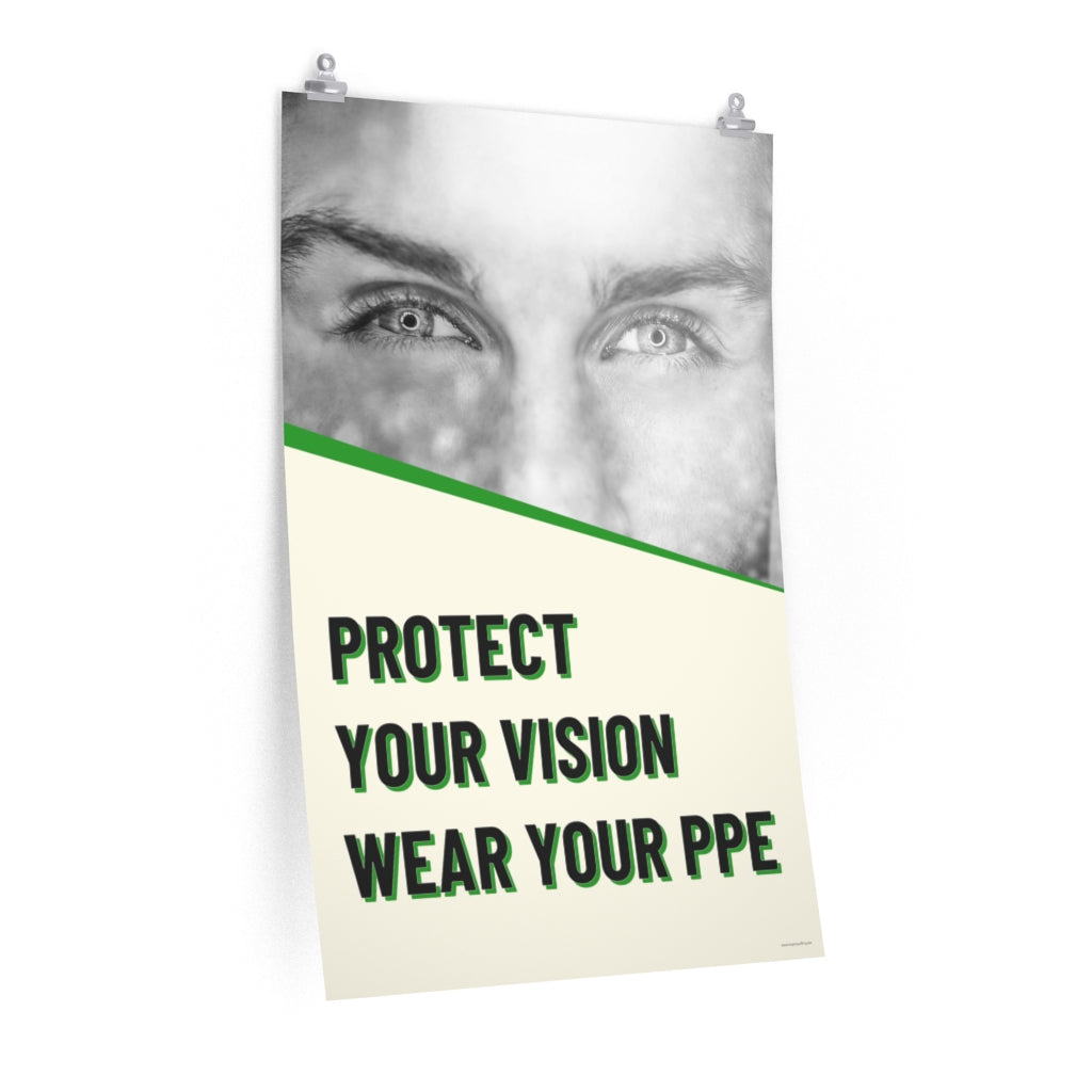 Eye Safety Poster: "Protect Your Vision with PPE" – Inspire Safety
