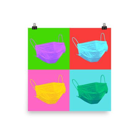 Colorful Safety Art - Face Masks - Premium Safety Poster – Inspire Safety