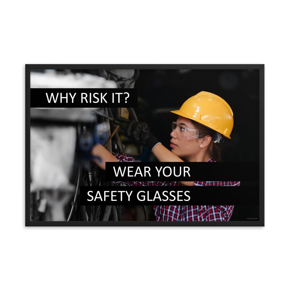 Why Risk It - Framed Safety Posters – Inspire Safety