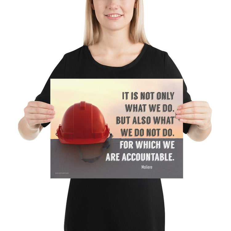Inspire Accountability With This Workplace Safety Poster – Inspire Safety