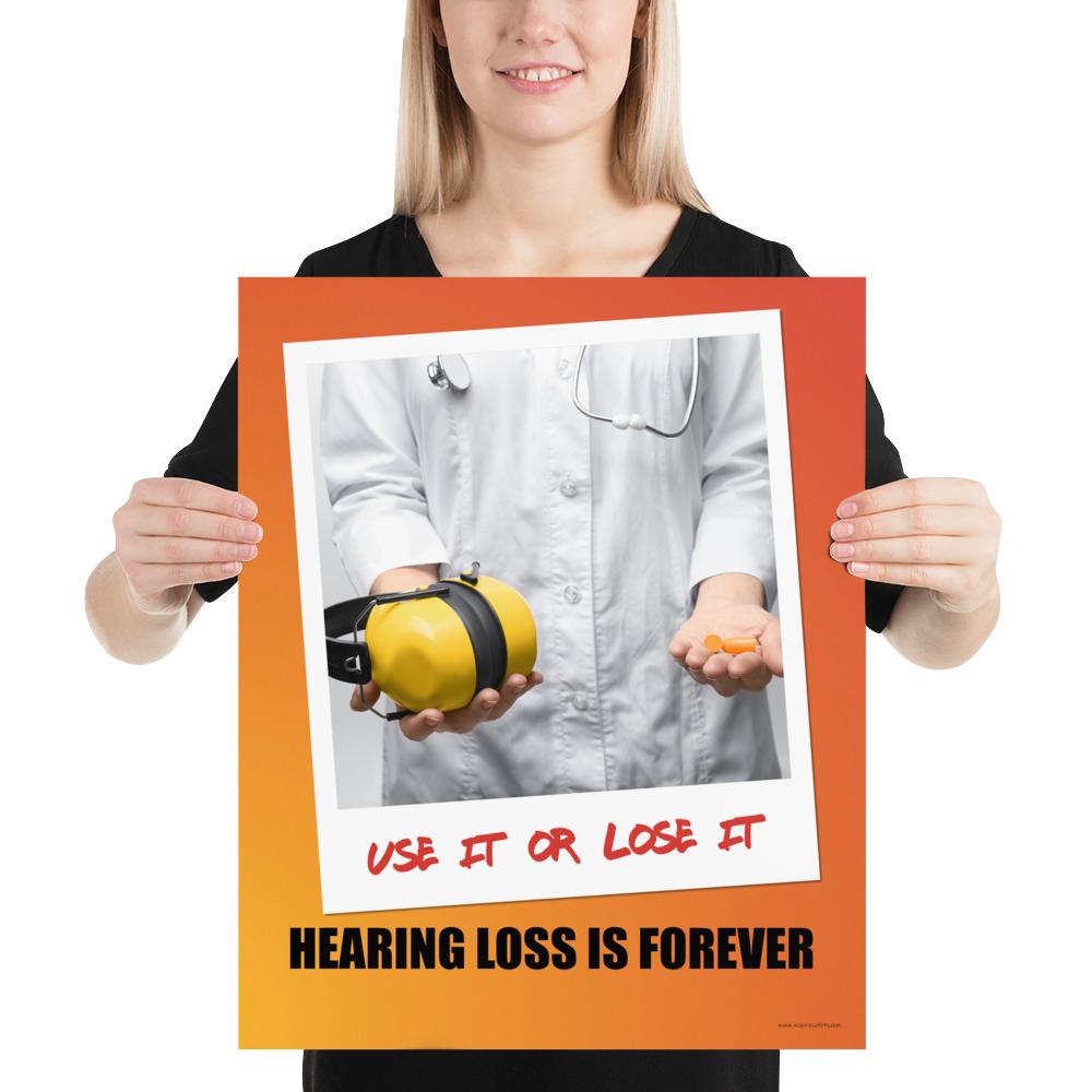 Hearing Protection Poster: Emphasizing Workplace Auditory Safety ...