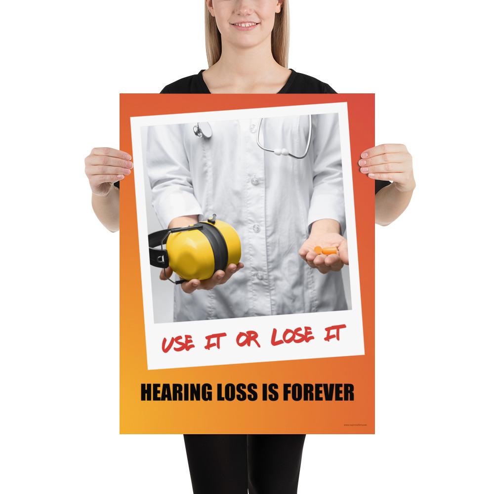 Hearing Protection Poster: Emphasizing Workplace Auditory Safety ...