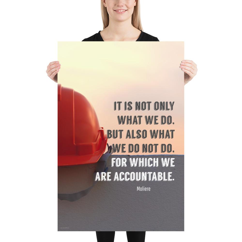 Inspire Accountability With This Workplace Safety Poster – Inspire Safety