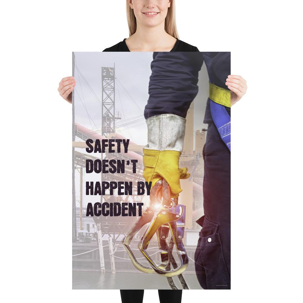 Fall Protection Safety Poster- Safety Doesn't Happen by Accident ...