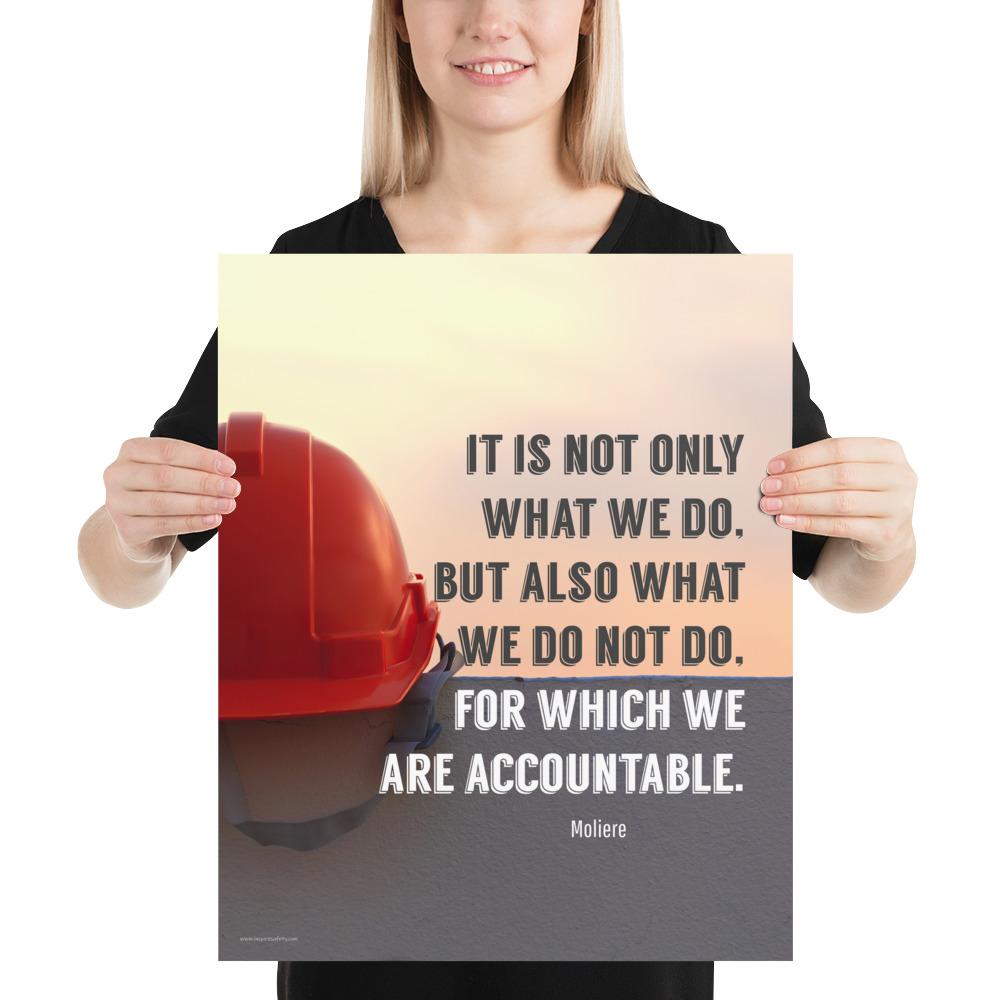 Inspire Accountability With This Workplace Safety Poster – Inspire Safety
