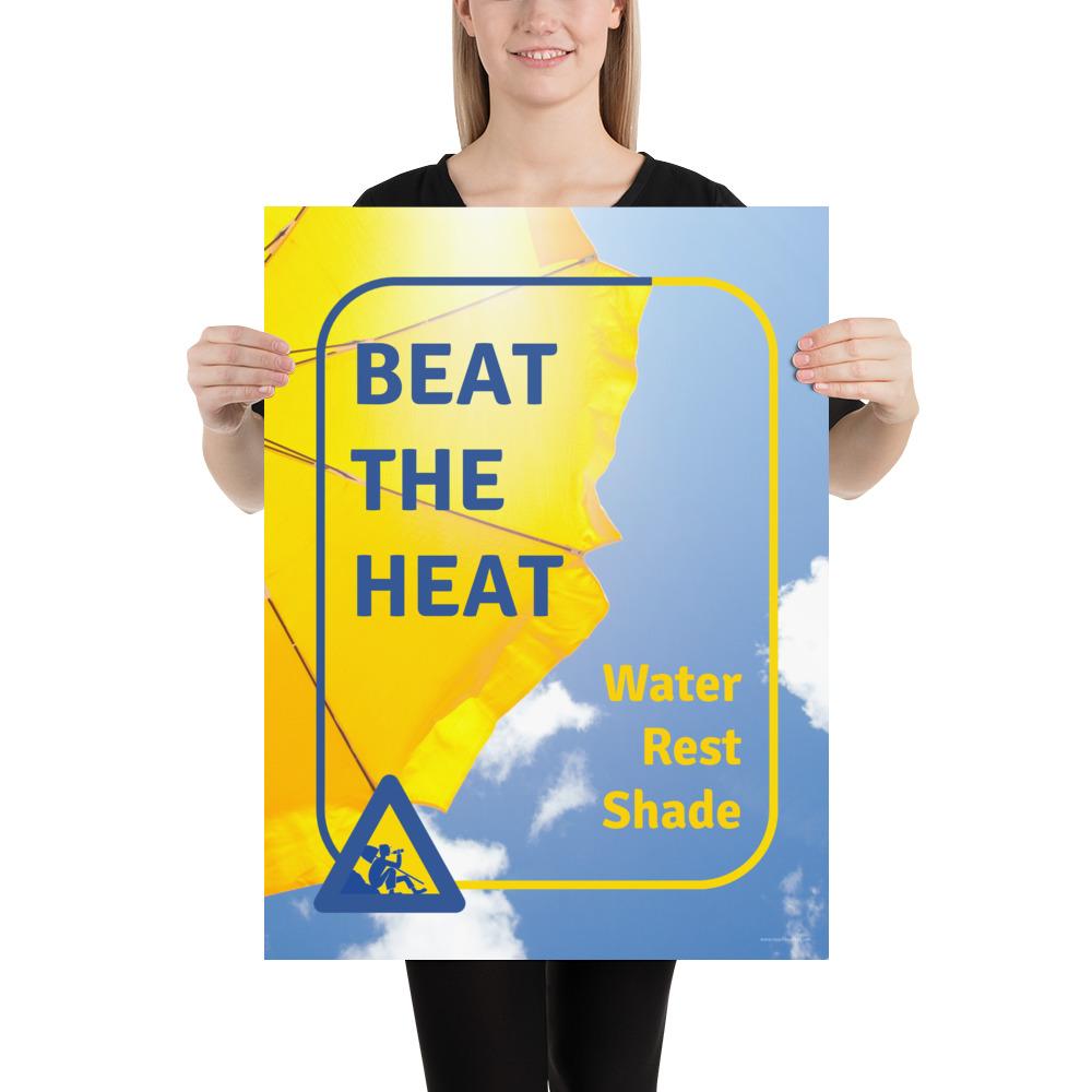 Heat Stress Safety Poster: "Beat the Heat" – Inspire Safety