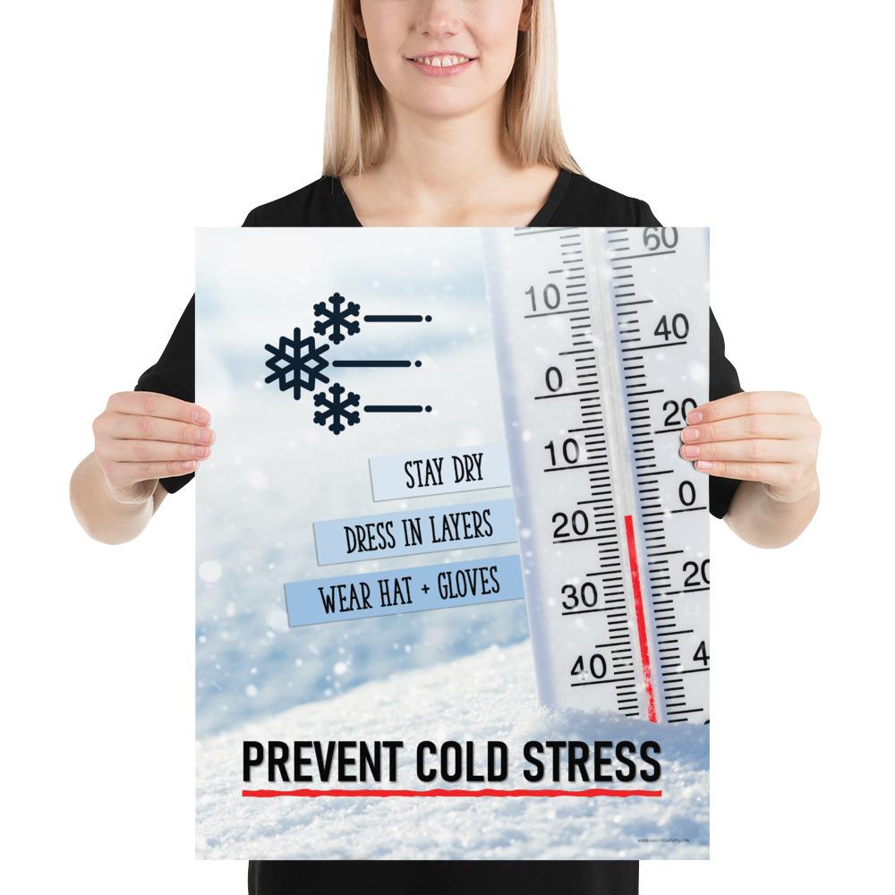 Winter-Ready Cold Stress Safety Poster for Workplaces – Inspire Safety