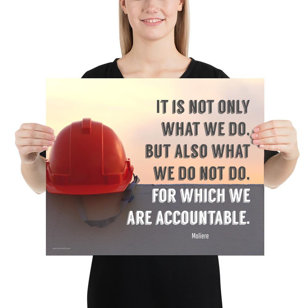 Inspire Accountability With This Workplace Safety Poster – Inspire Safety