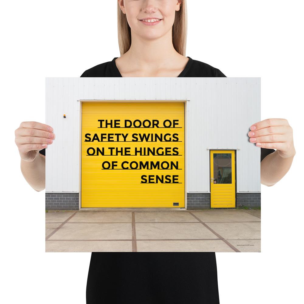Safety Through Common Sense: Vibrant Workplace Safety Poster – Inspire ...