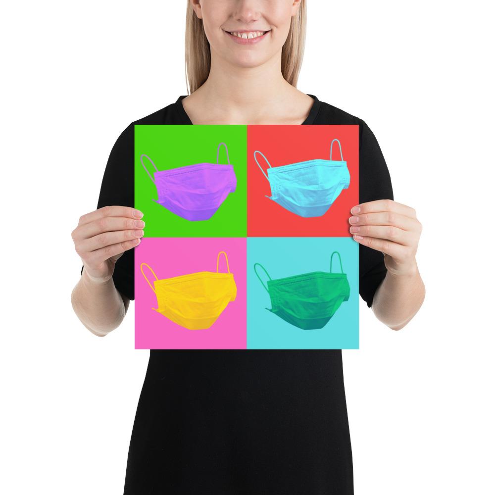 Colorful Safety Art - Face Masks - Premium Safety Poster – Inspire Safety