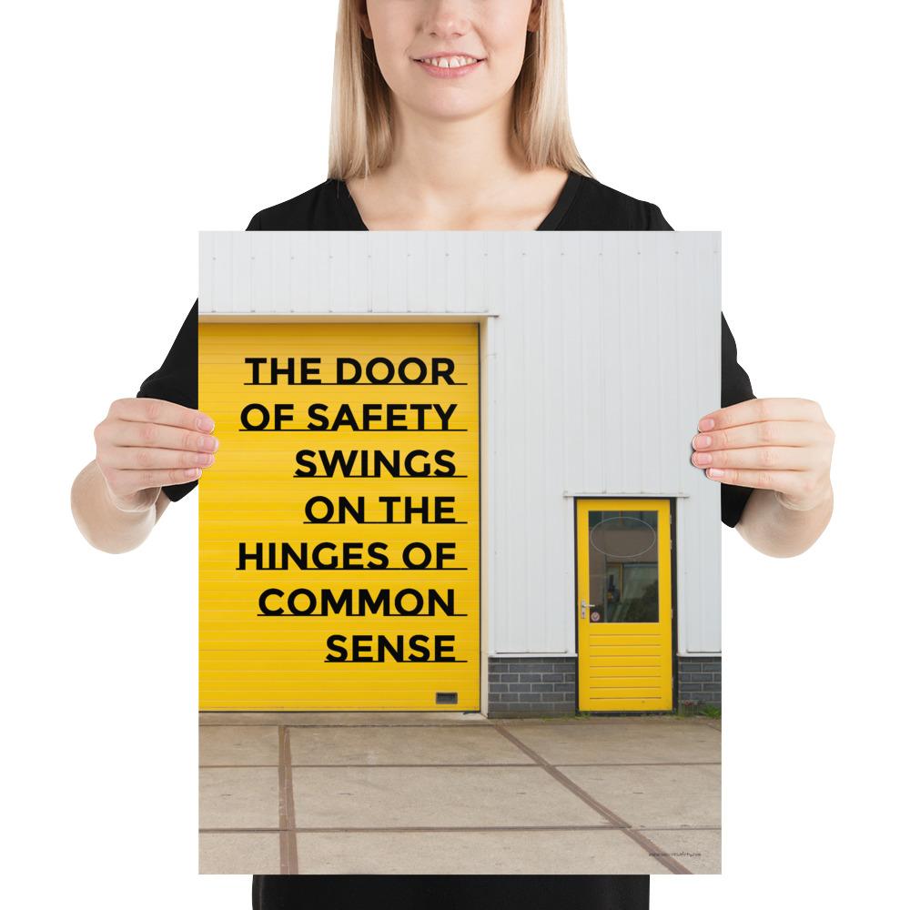 Safety Through Common Sense: Vibrant Workplace Safety Poster – Inspire ...