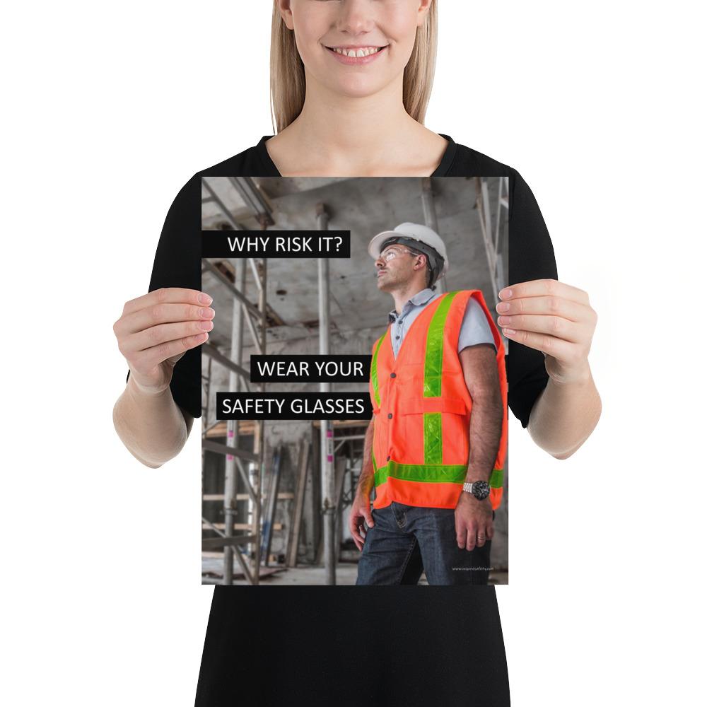 Construction Site Safety Poster- Why Risk It? – Inspire Safety