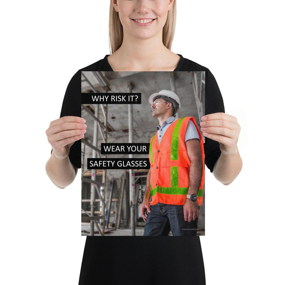 Construction Site Safety Poster- Why Risk It? – Inspire Safety