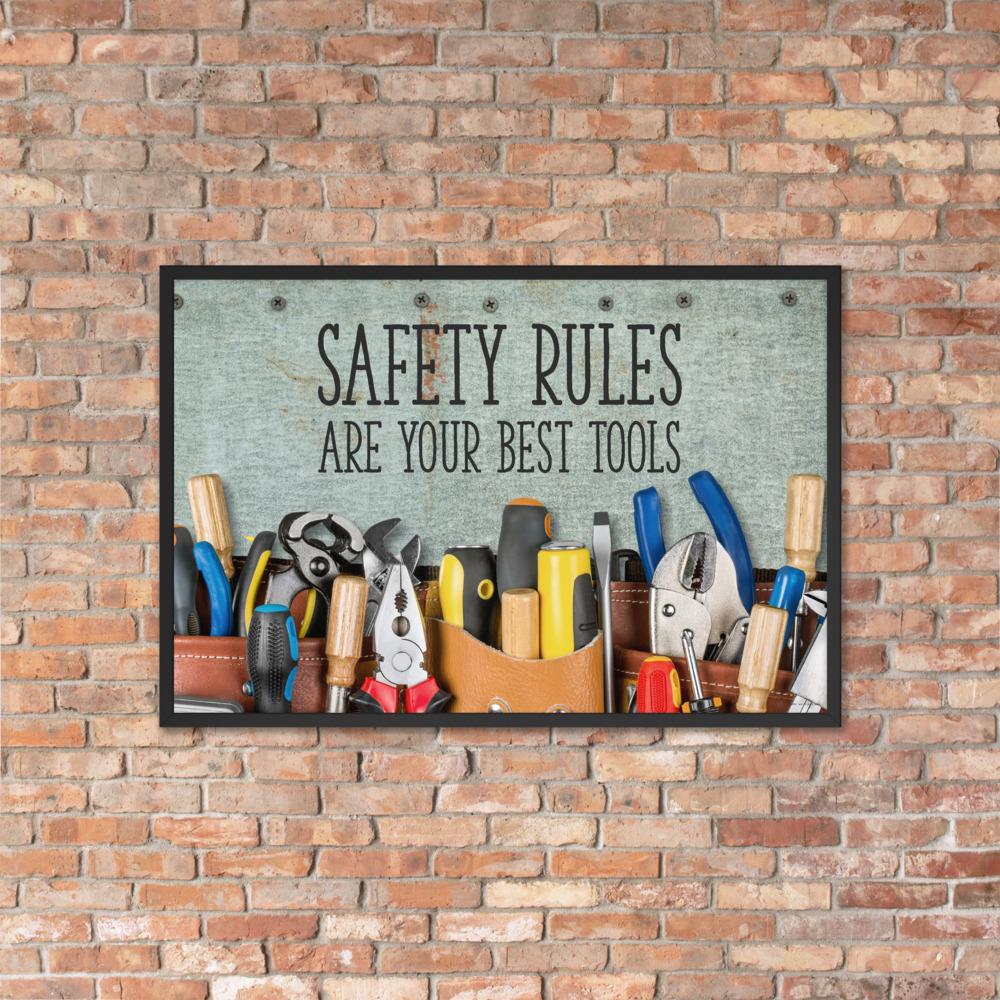 Safety Rules - Framed Safety Posters – Inspire Safety