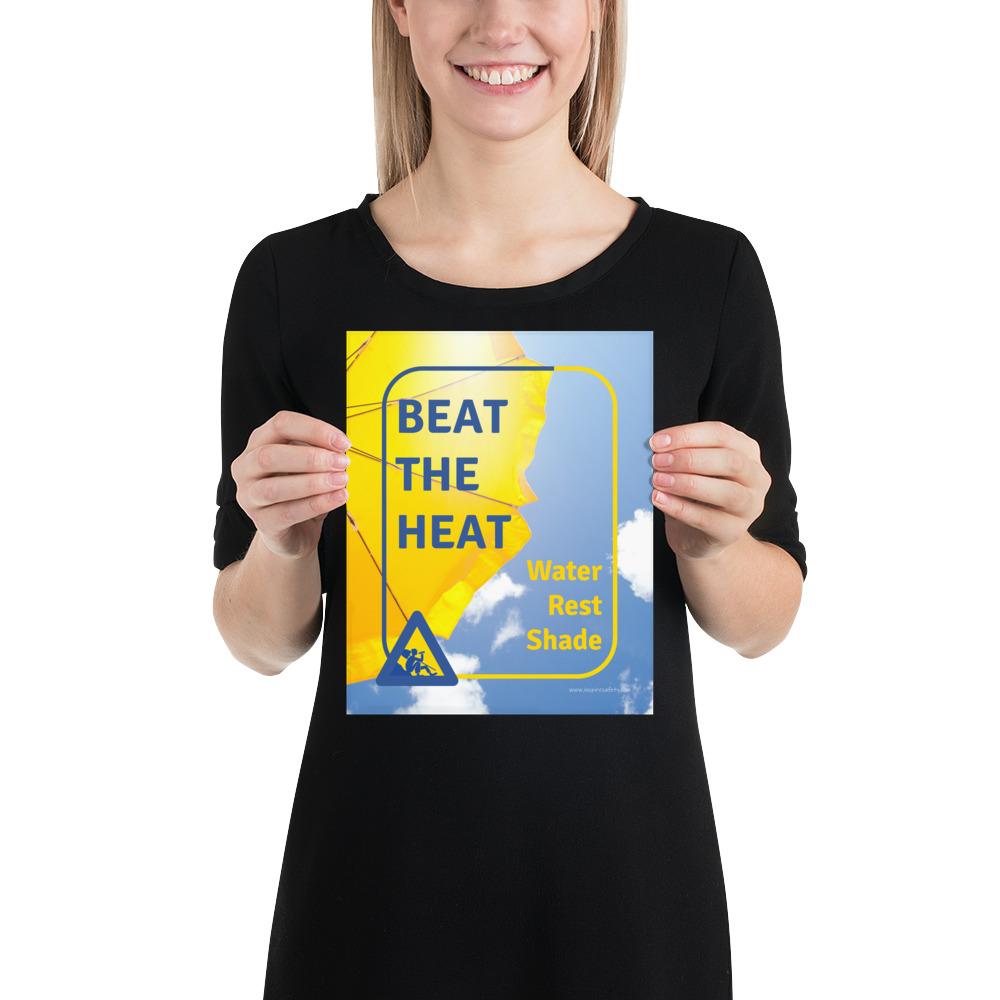 Heat Stress Safety Poster: "Beat the Heat" – Inspire Safety