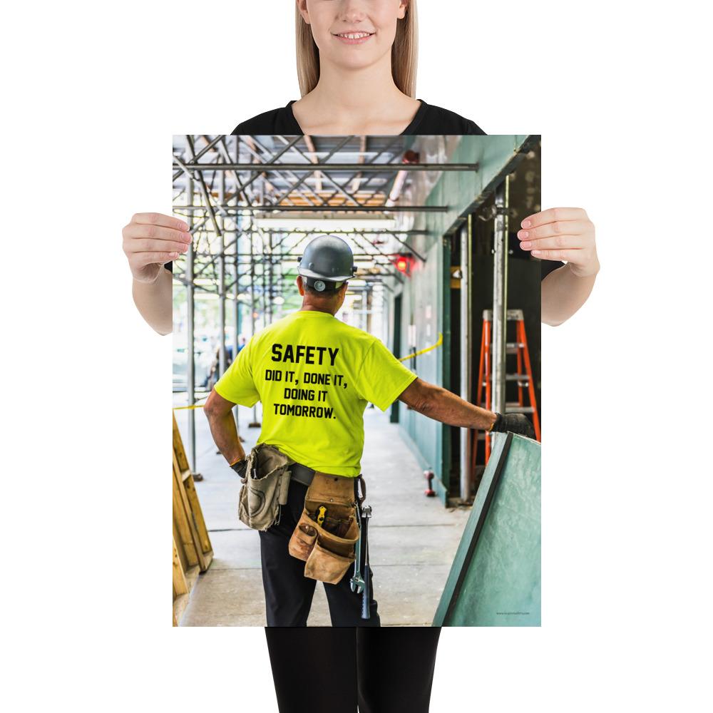 Construction Safety Poster: Promote Daily Commitment to Safety ...