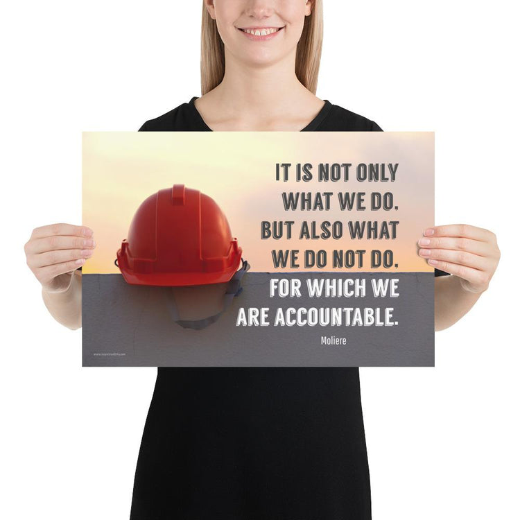 Inspire Accountability With This Workplace Safety Poster – Inspire Safety