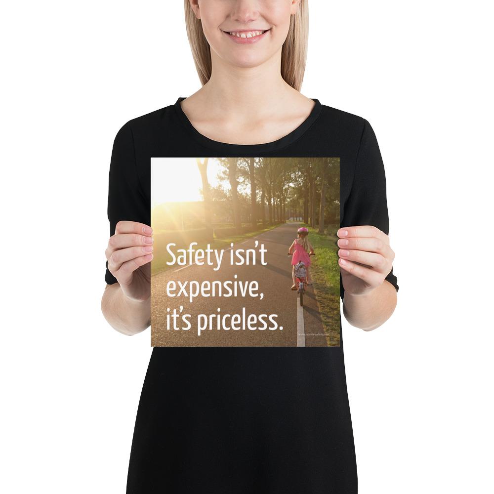 Construction Safety Poster: Safety Isn't Expensive, It's Priceless ...