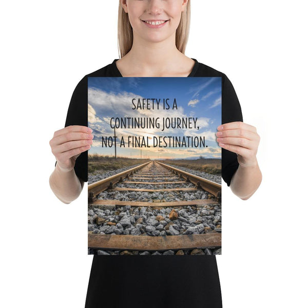 Safety Is A Journey - Premium Safety Poster – Inspire Safety