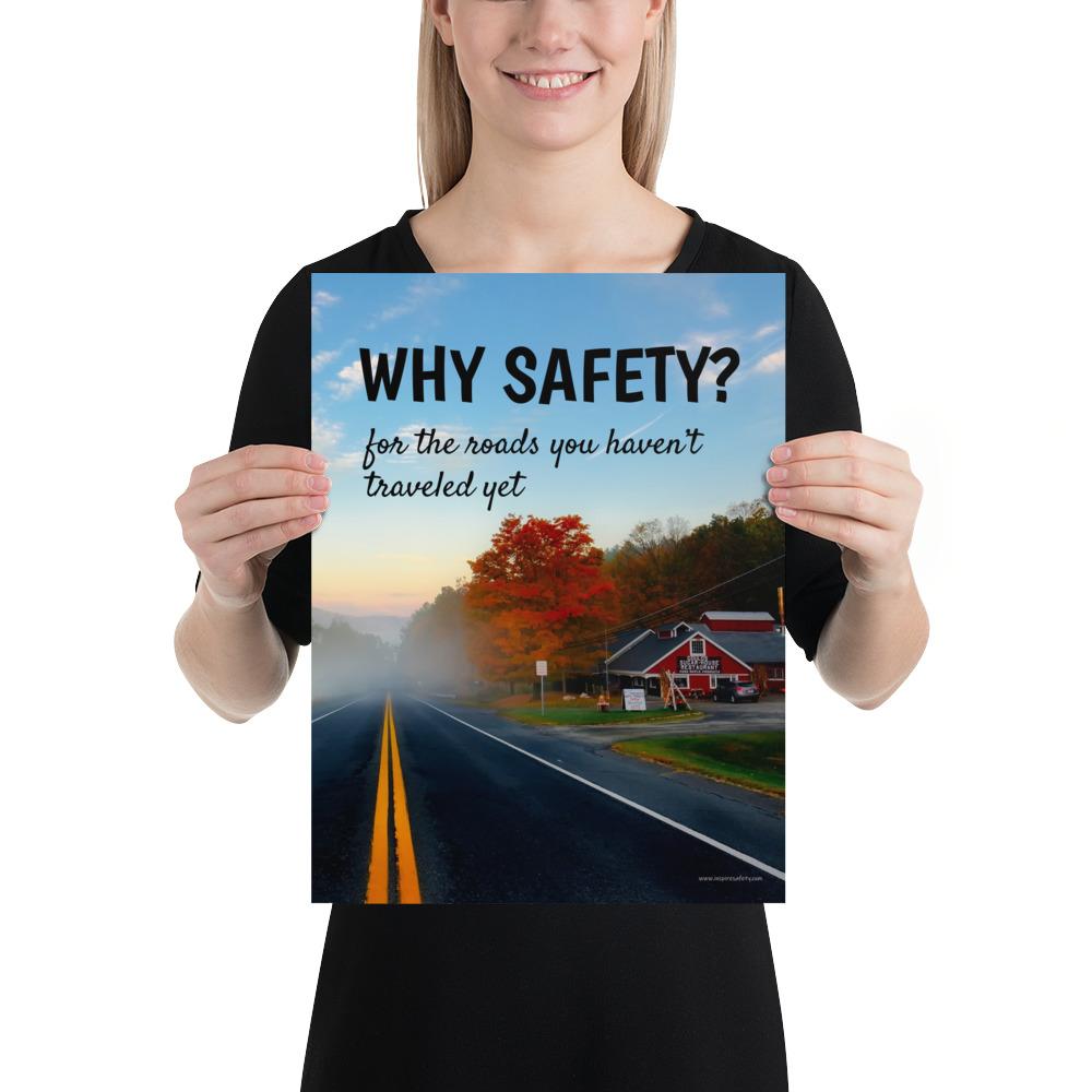 Workplace Safety Poster: Autumn Roads & Future Journeys – Inspire Safety