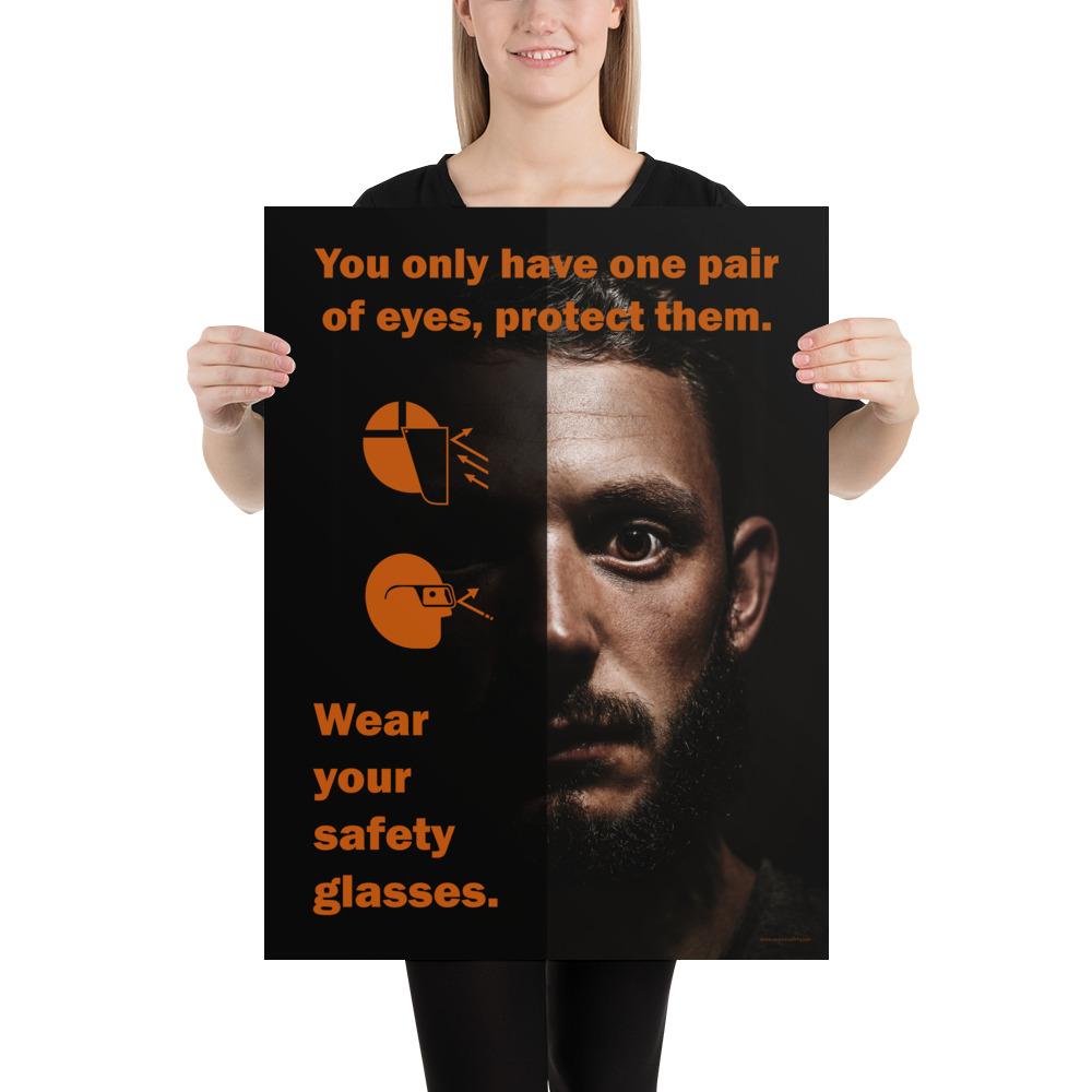 Workplace Eye Safety Poster - Reinforcing Protection and Vigilance ...