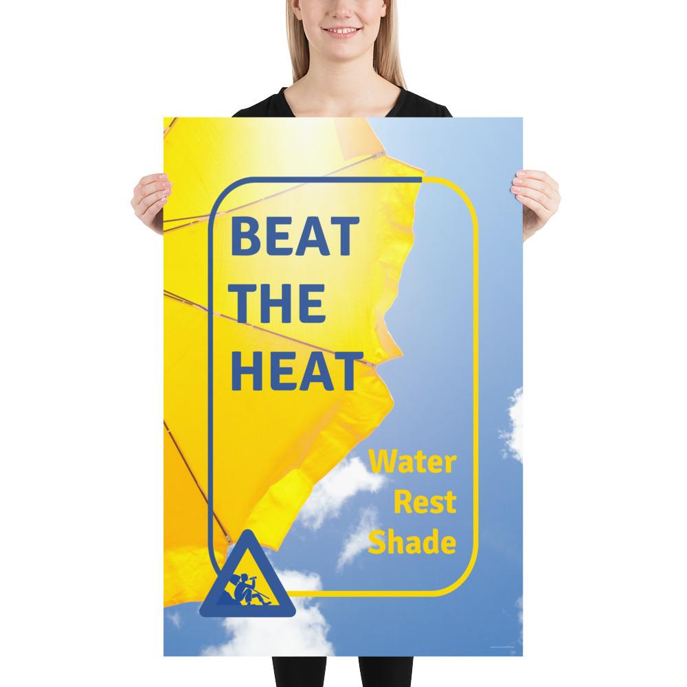 Heat Stress Safety Poster: "Beat the Heat" – Inspire Safety