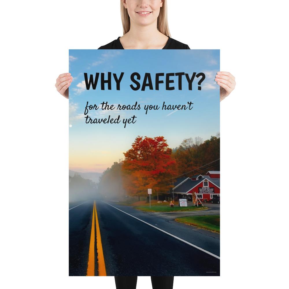 Workplace Safety Poster: Autumn Roads & Future Journeys – Inspire Safety